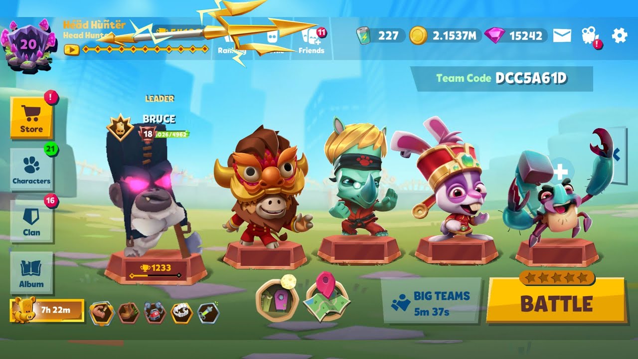 Zooba Squad Bruce Buck Zac Skippy Rocky Lbc Crate 67,000 Gameplay - YouTube