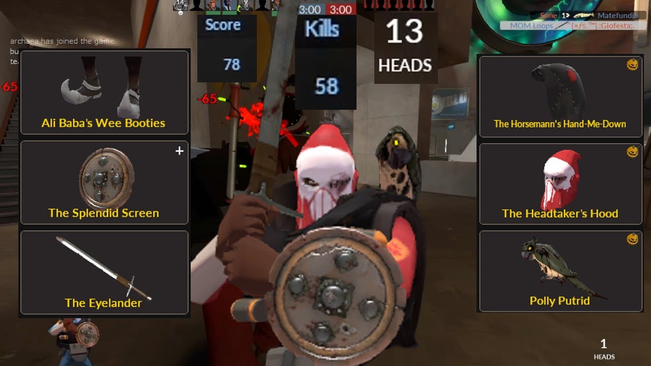 Team Fortress 2: Demoman Demoknight!! Gameplay [TF2] - YouTube