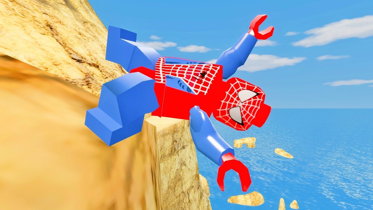 Lego Spiderman Ragdolls Physics (GMOD) Episode 634 - YouTube
