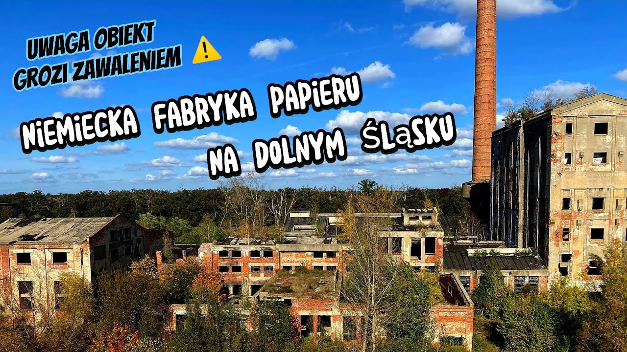 NIEMIECKA FABRYKA CELULOZY NA DOLNYM ŚLĄSKU 🇵🇱 #urbex #fabryka # ...