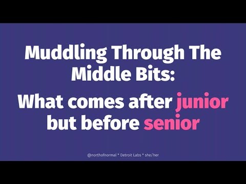 Muddling Through The Middle Bits: what comes after Junior and before ...