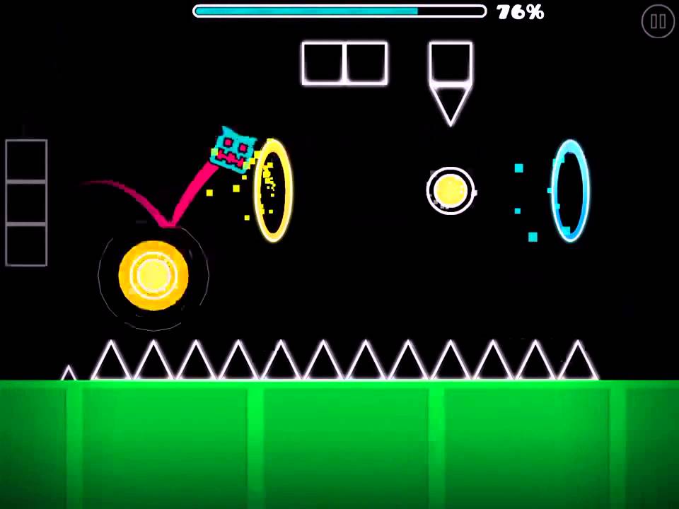 Geometry dash- spike spike 100% a custom level by ROBTOP :O - YouTube