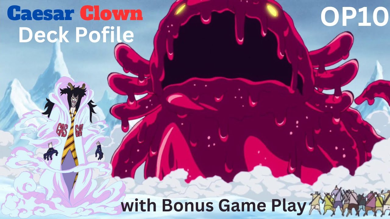 One Piece TCG OP10 Caesar Clown Deck Profile for OP10 Meta With Bonus ...