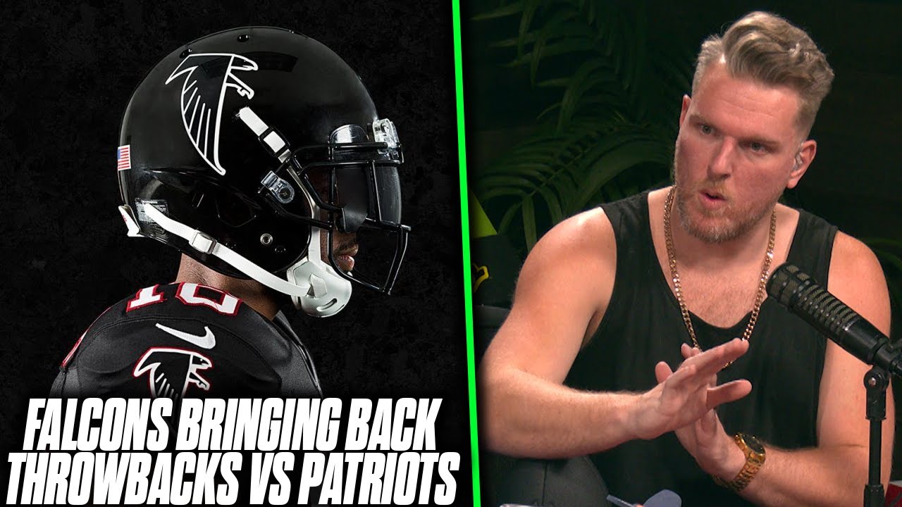 Pat McAfee Reacts To Falcons Rocking Throwbacks Uniforms vs Patriots ...