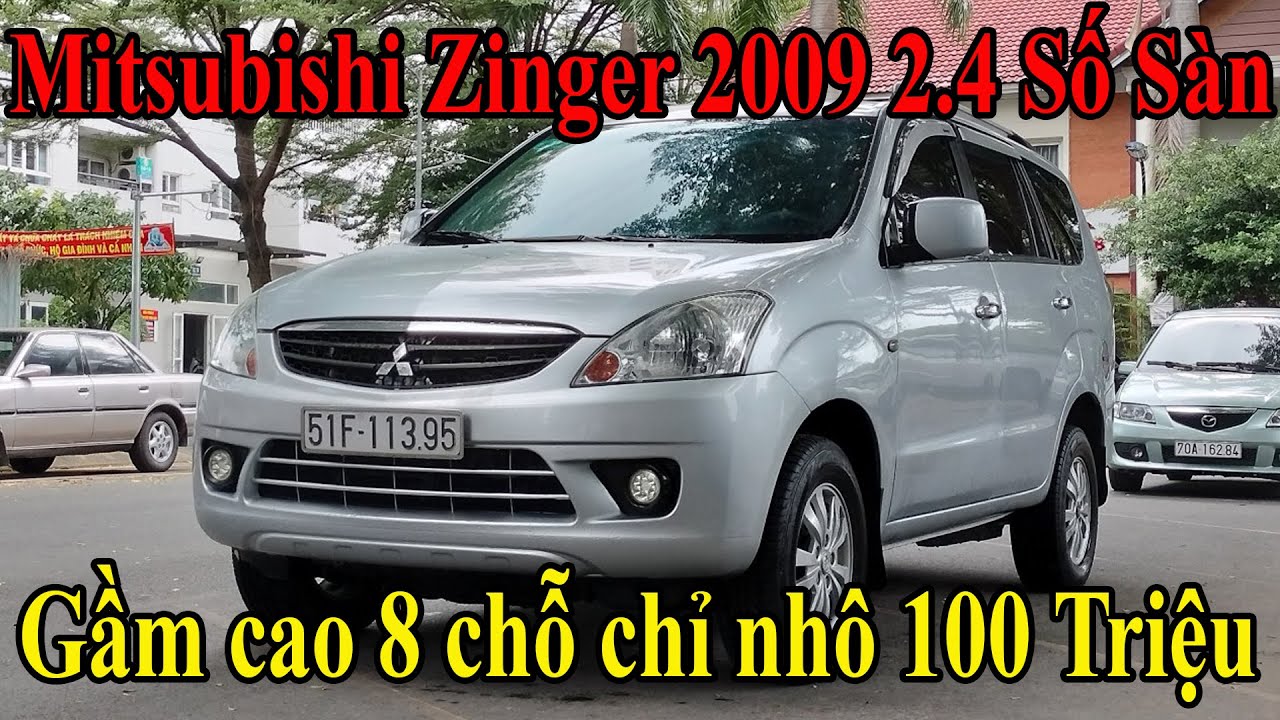 Mua bán xe ô tô Mitsubishi Zinger 2009 máy xăng 2.4 8 chỗ chỉ hơn 100 ...