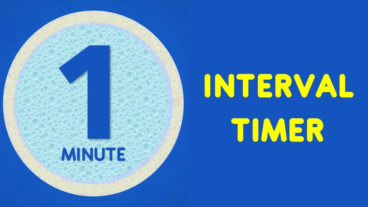1 Min Interval Timer With Music - 20 Second Exercise 10 sec rest - 20 ...