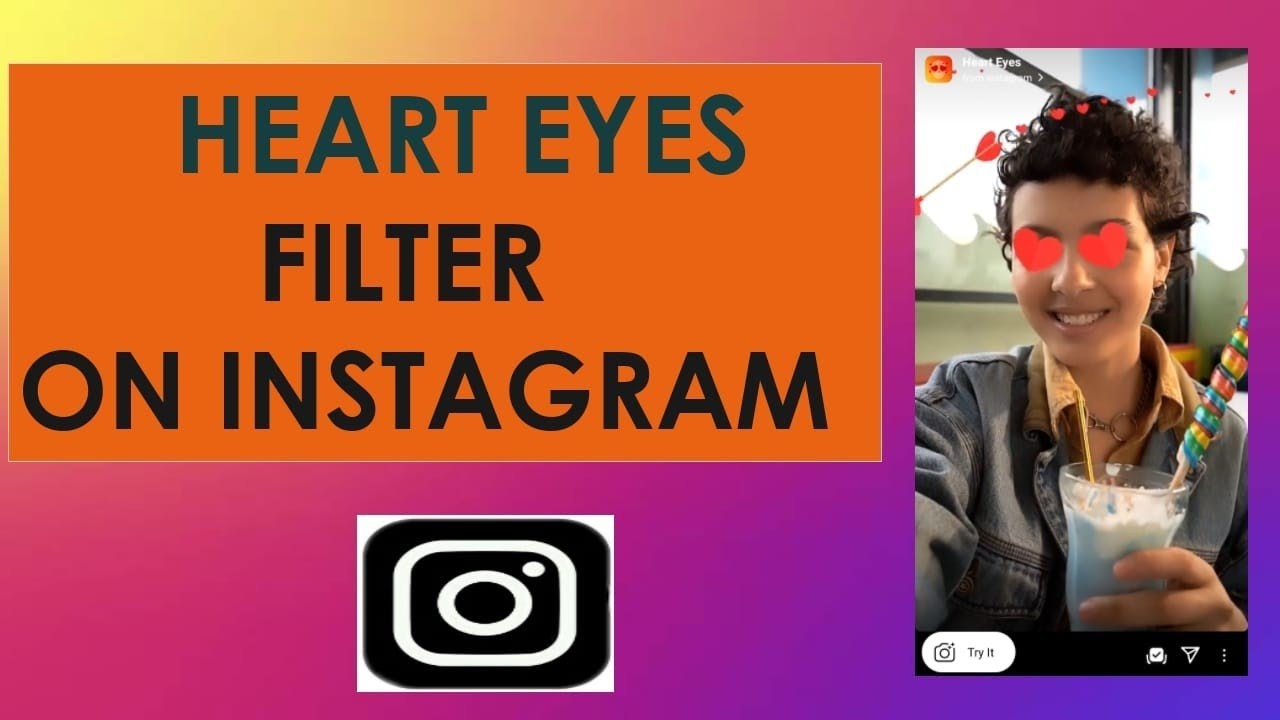 HOW TO GET HEART EYES FILTER ON INSTAGRAM - YouTube