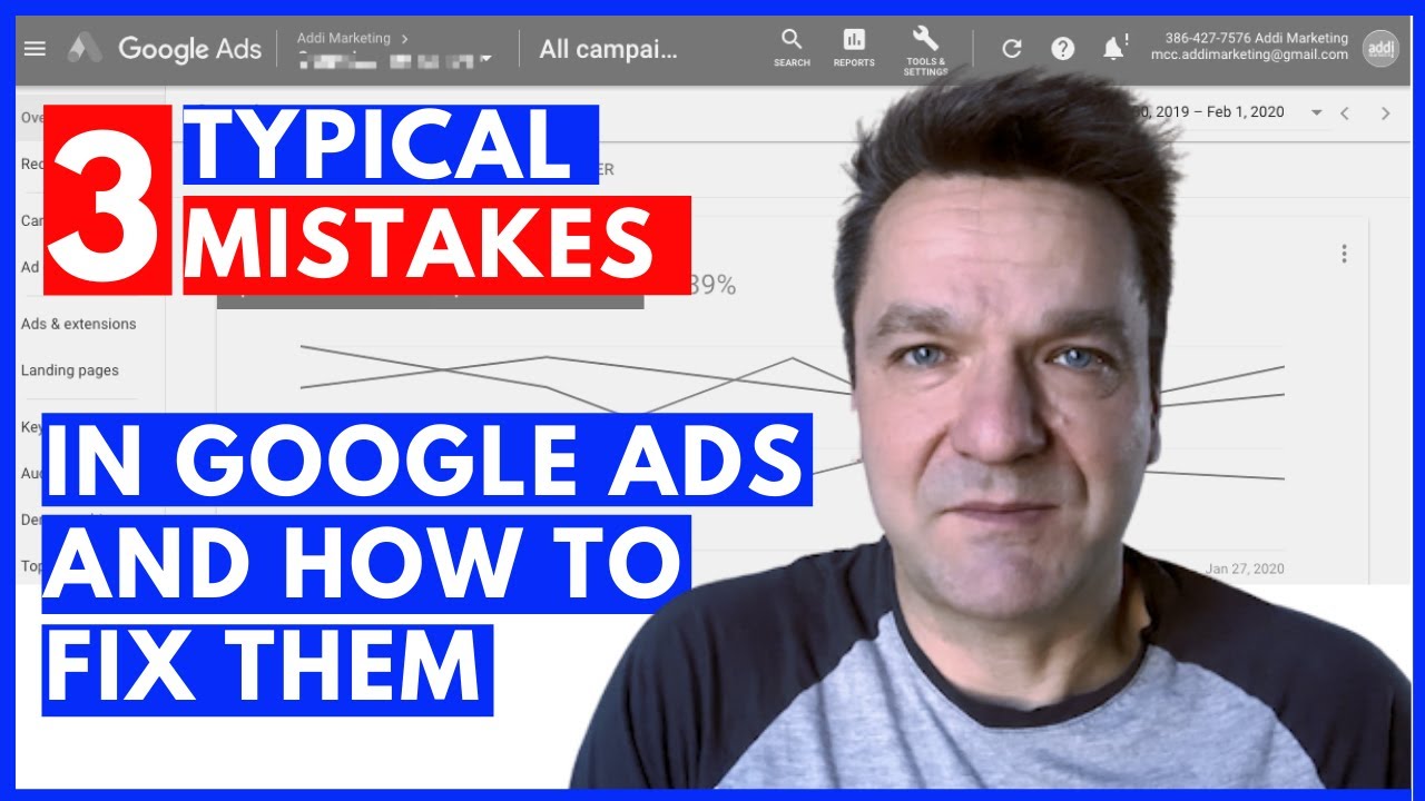 3 typical mistakes in Google Ads and how to fix them - YouTube