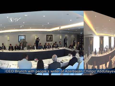 CEO Brunch with people’s writer of Azerbaijan Chingiz Abdullayev 25.01.2020