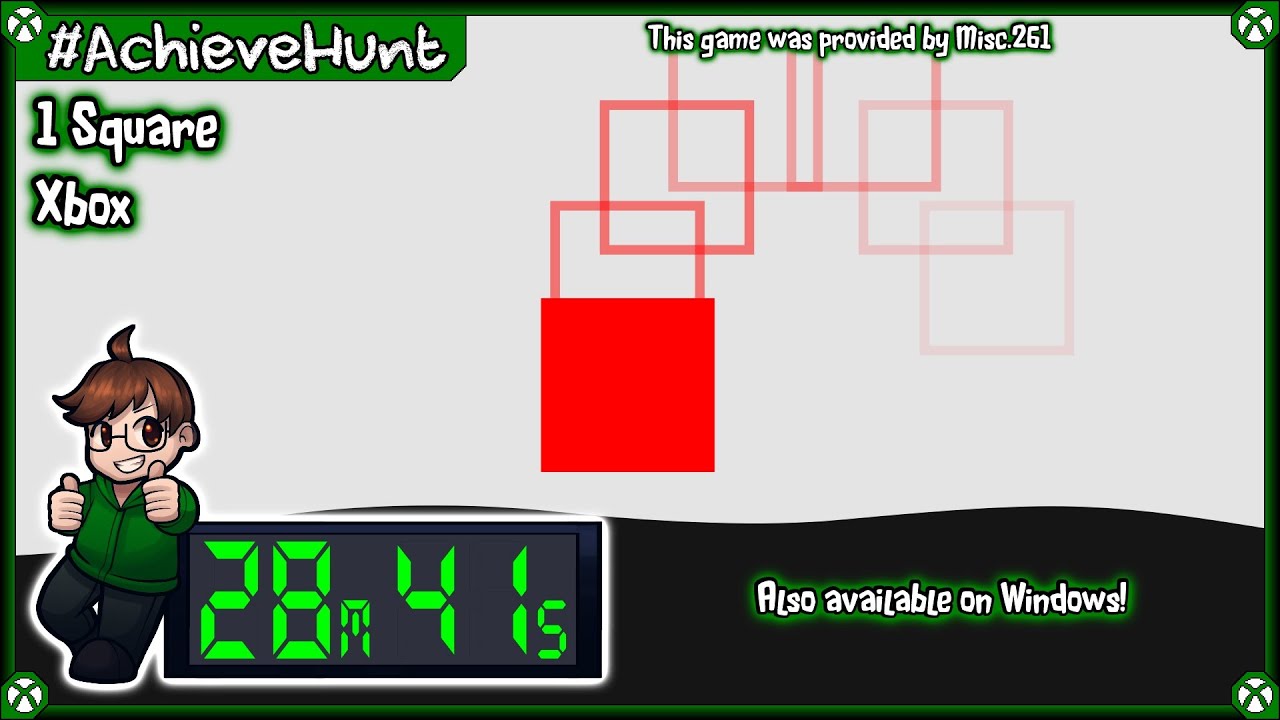 #AchieveHunt - 1 Square (Xbox) - 1000G in 28m 41s! - YouTube