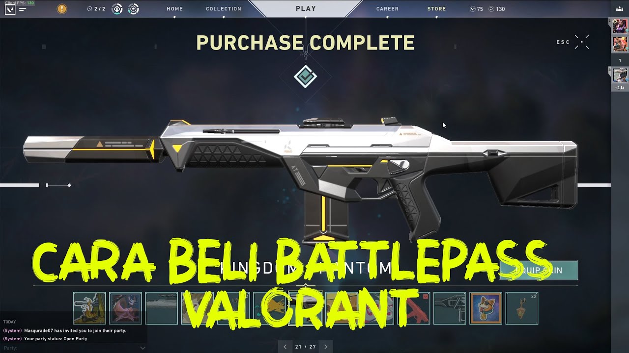 CARA TOP UP POINTS VALORANT MURAH DAN BELI BATTLE PASS - YouTube