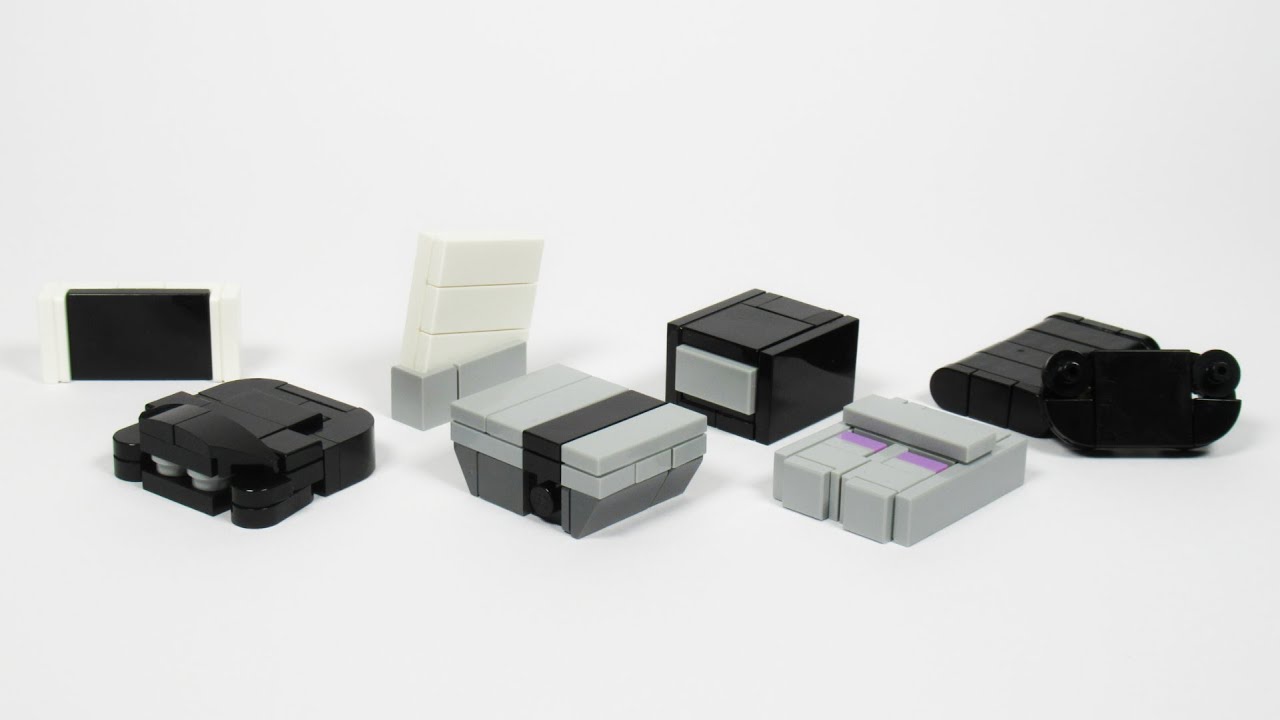 7 LEGO Nintendo Consoles | Tutorial - YouTube
