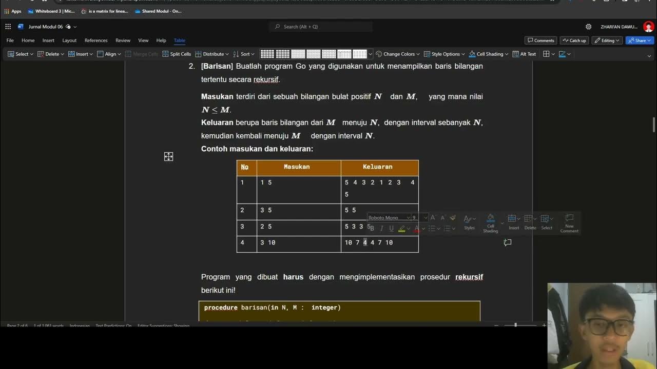 Tutorial Pengerjaan Modul 6 - YouTube