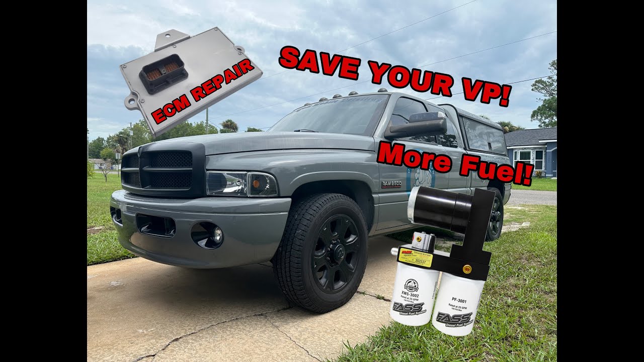 2nd Gen 24v Cummins Fass Install/ECM Repair/Stock Fuel Pump Delete (99 ...