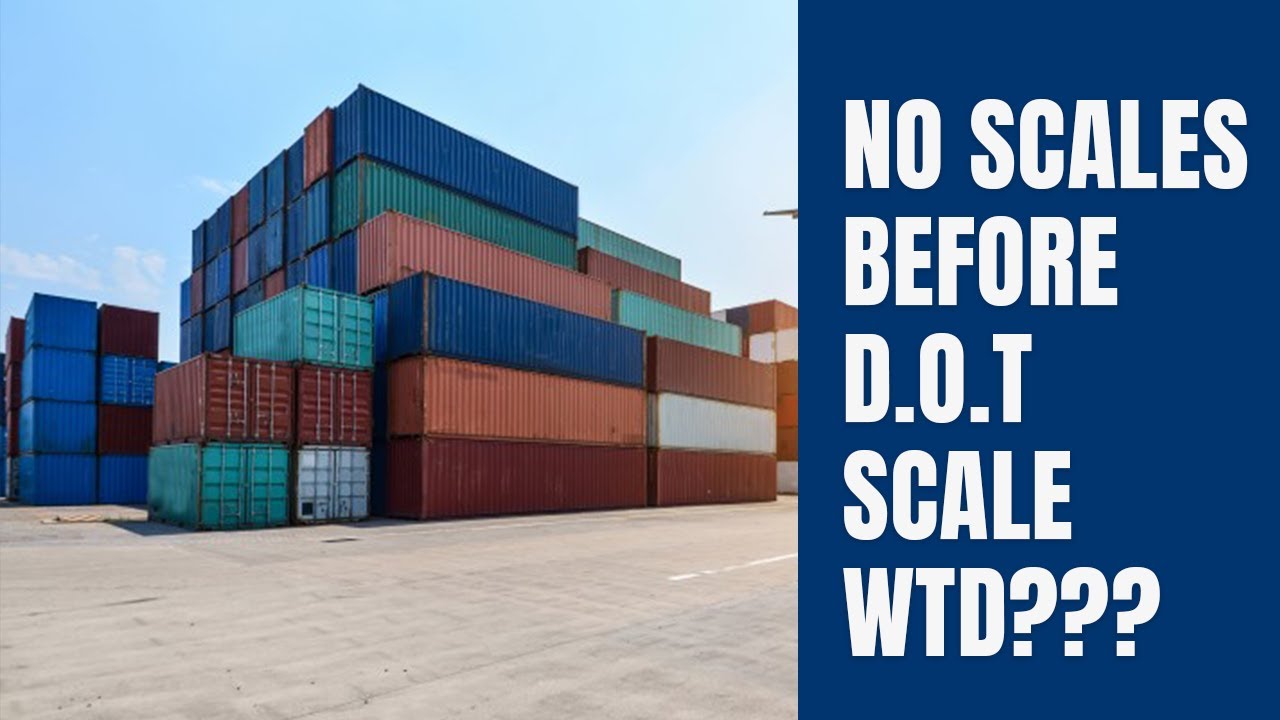 No Scales before D.O.T Scale WTD??? - YouTube