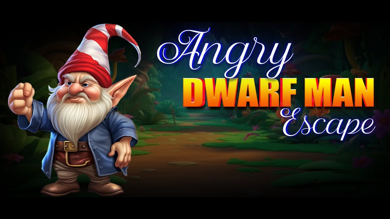 G4K Angry Dwarf Man Escape Game Walkthrough - YouTube
