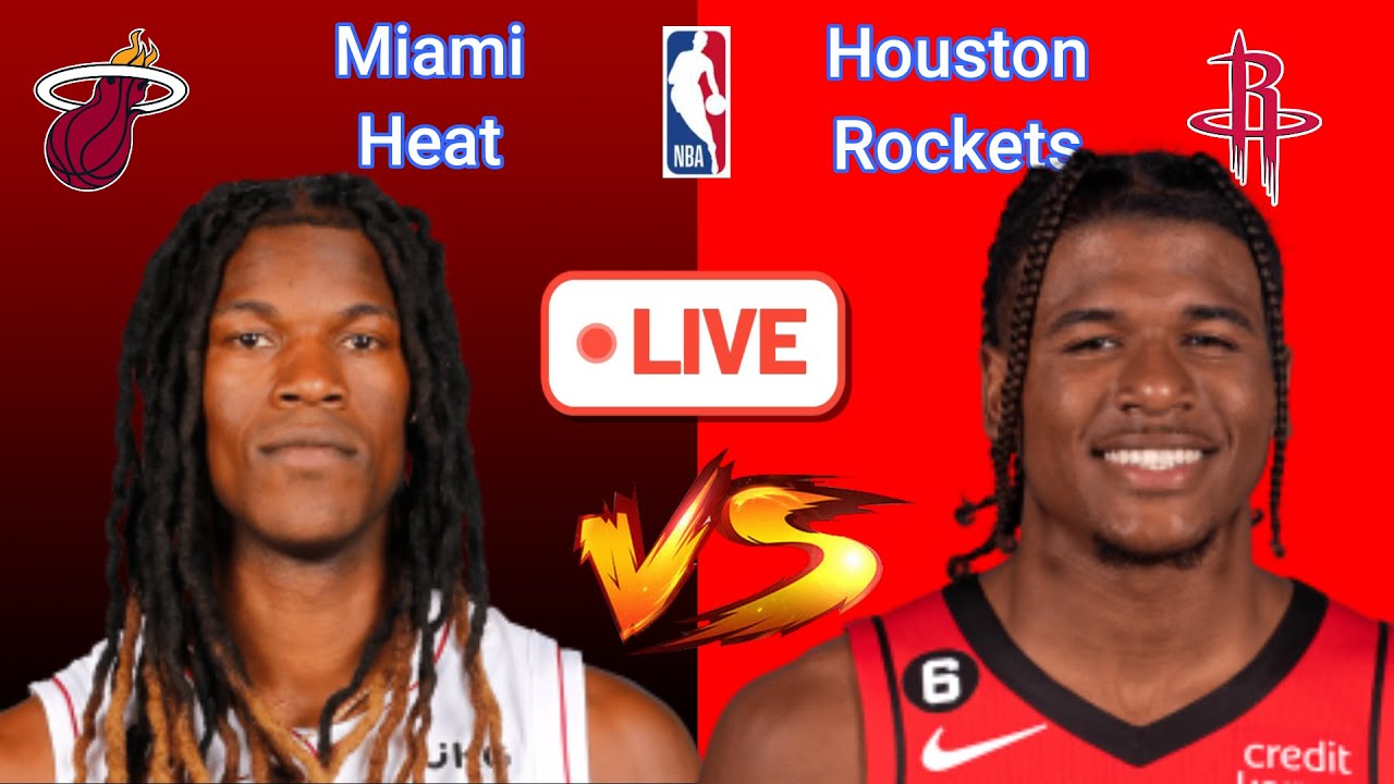 Miami Heat at Houston Rockets NBA Live Play by Play Scoreboard/ Interga ...