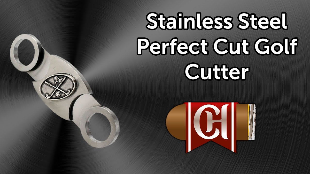 Stainless Steel Perfect Cut Golf Cutter - YouTube