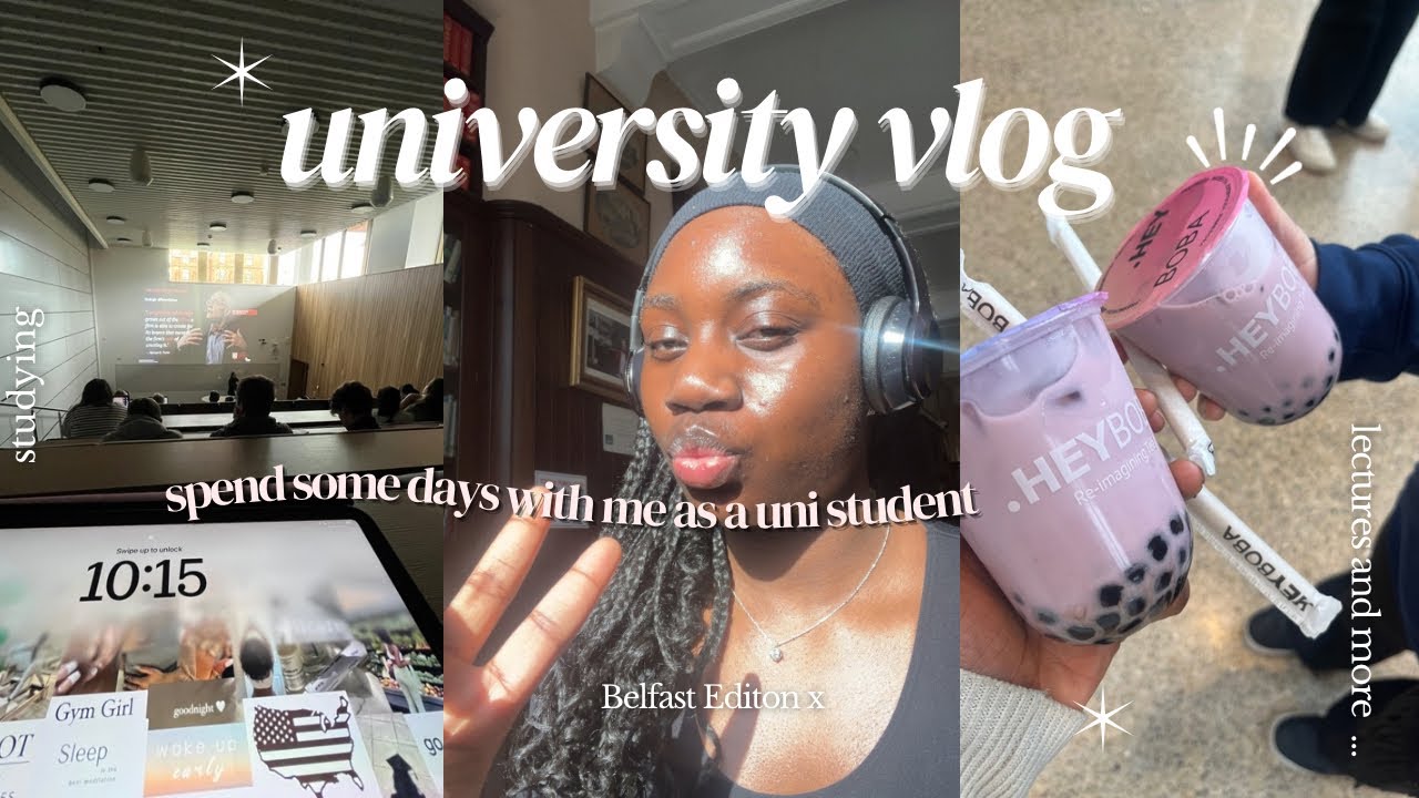 weekly uni vlog | spend some days with me as a uni student in Belfast x ...