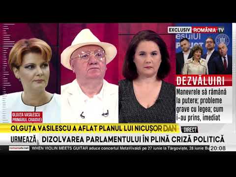 Simona Gheorghe 27.06.2026. Mitică Dragomir, de partea lui Nicușor Dan în plină criză politică