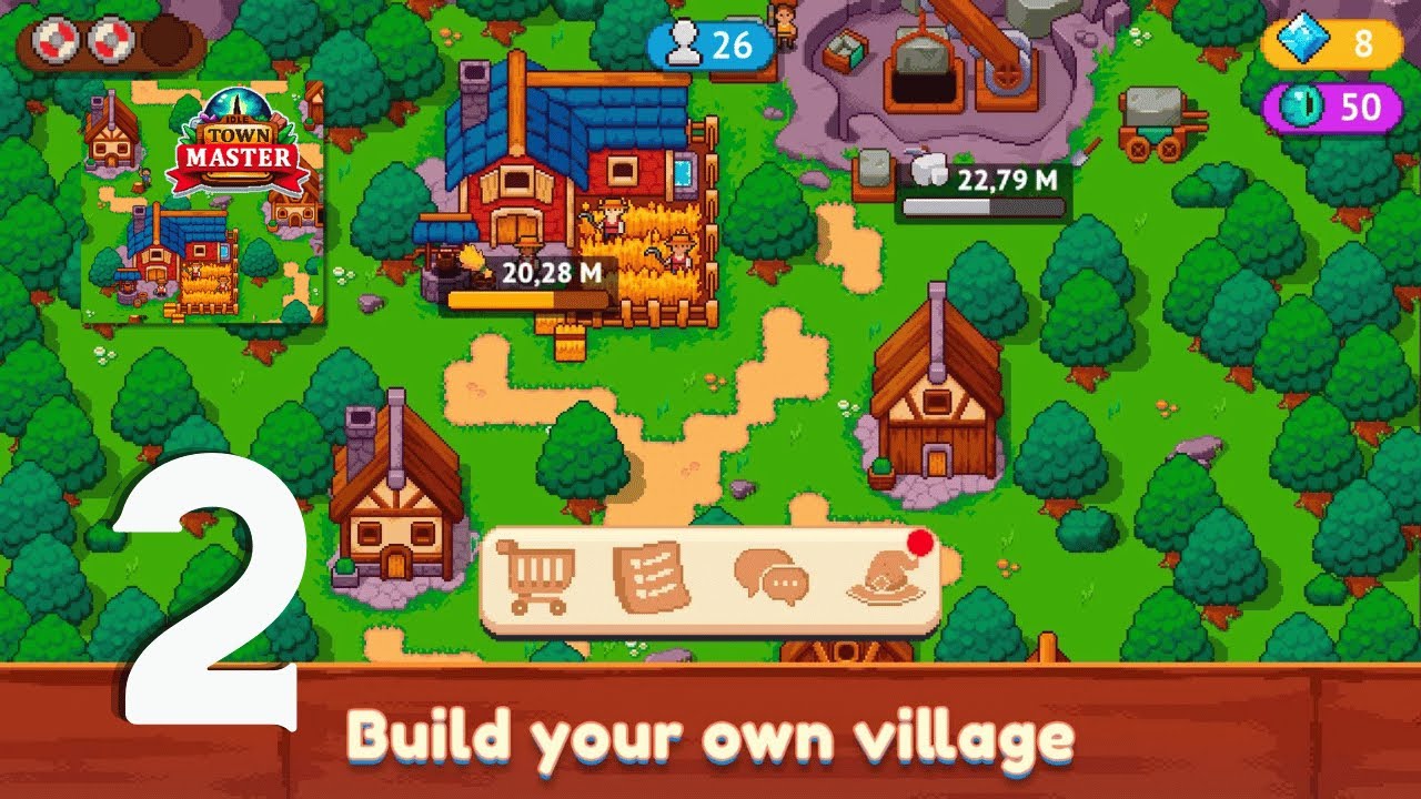 Idle Town Master - Pixel Game Gameplay #2 (Android, IOS) - YouTube