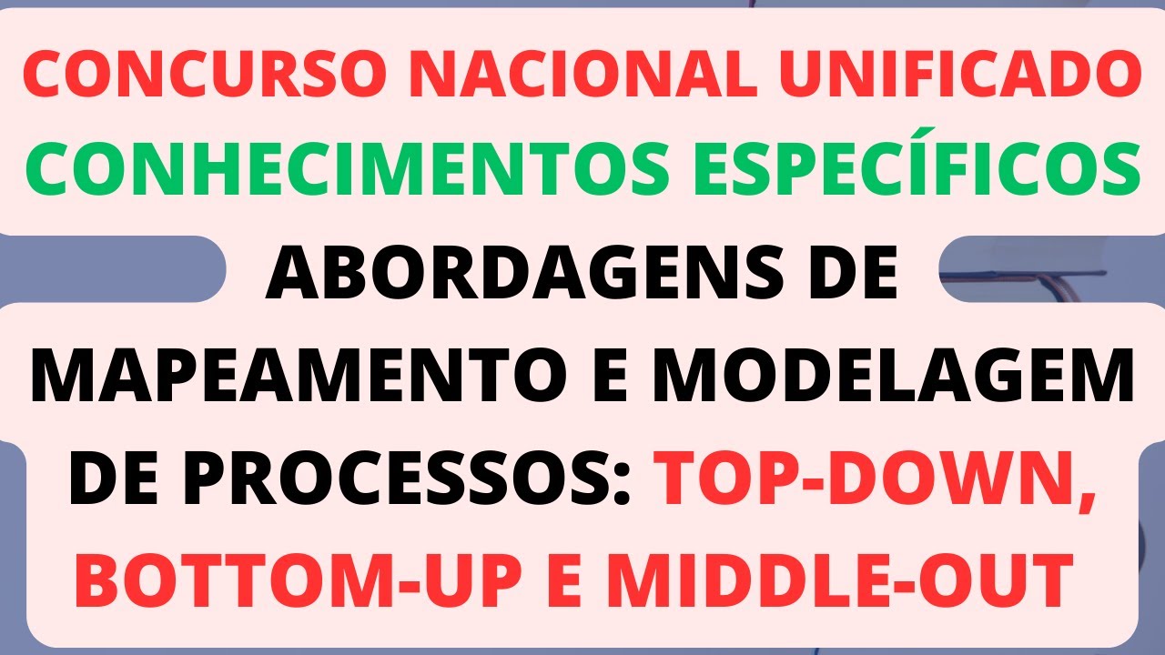 Abordagens de Mapeamento e Modelagem de Processos: Top-Down, Bottom-Up ...