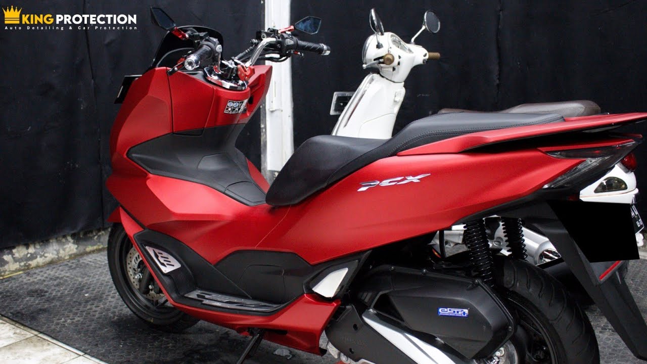 Diamond Coating PCX Merah - YouTube