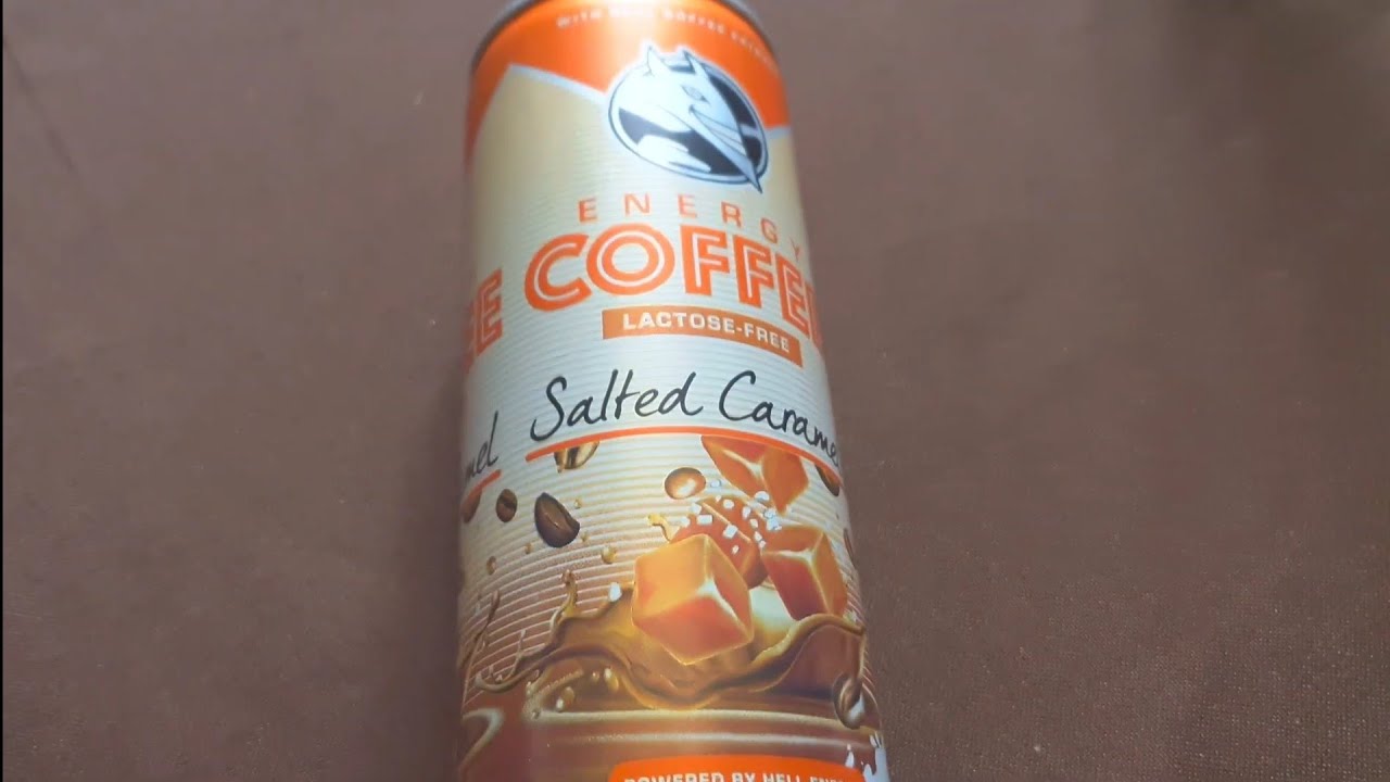 Hell energia ital Salted Caramel kóstolás - YouTube