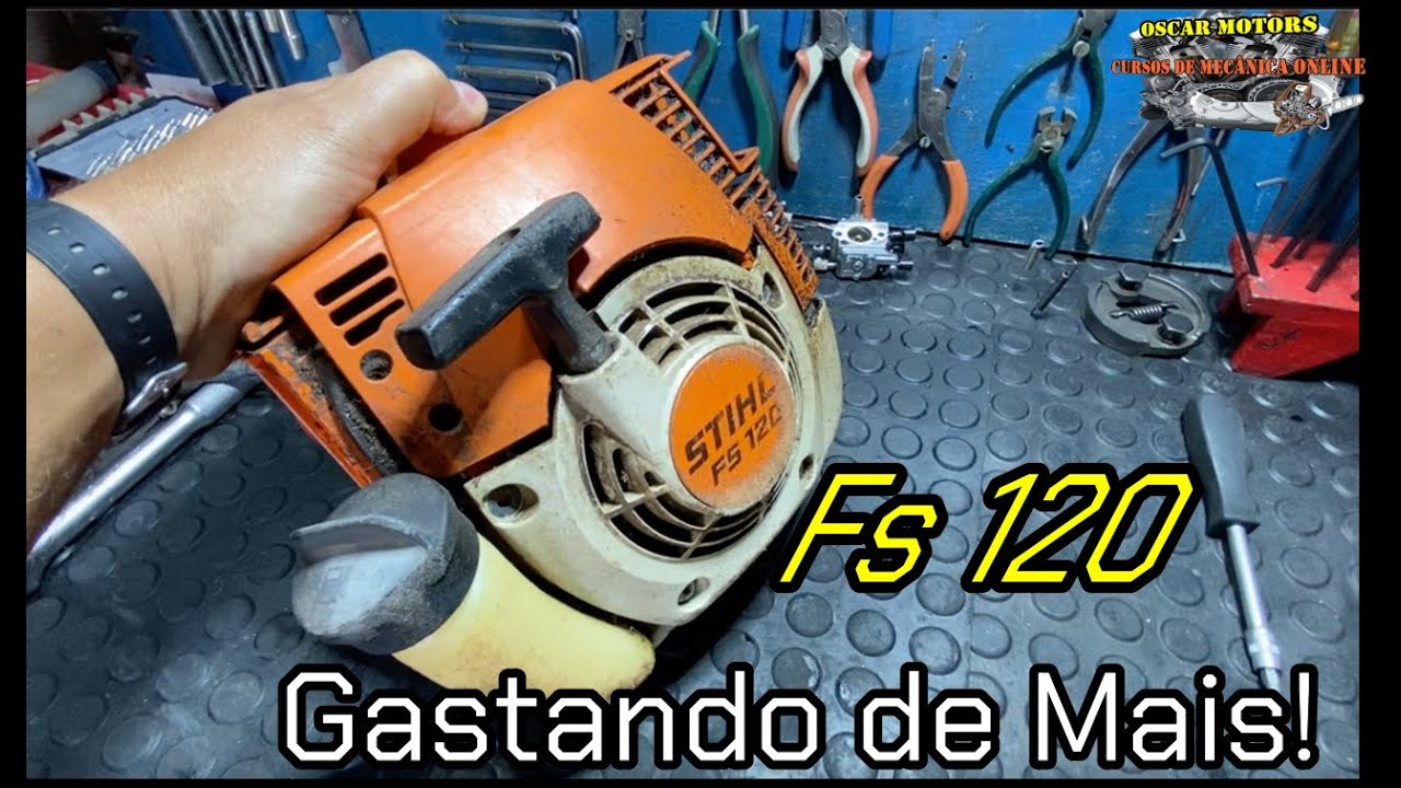 Stihl Fs120 Consumindo Muito - YouTube