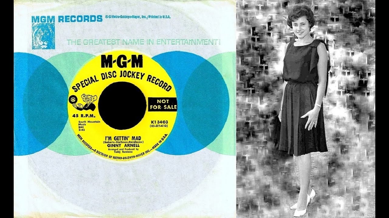 Ginny Arnell - I'M GETTIN' MAD - (Bell Sound Studios) (1965) - YouTube