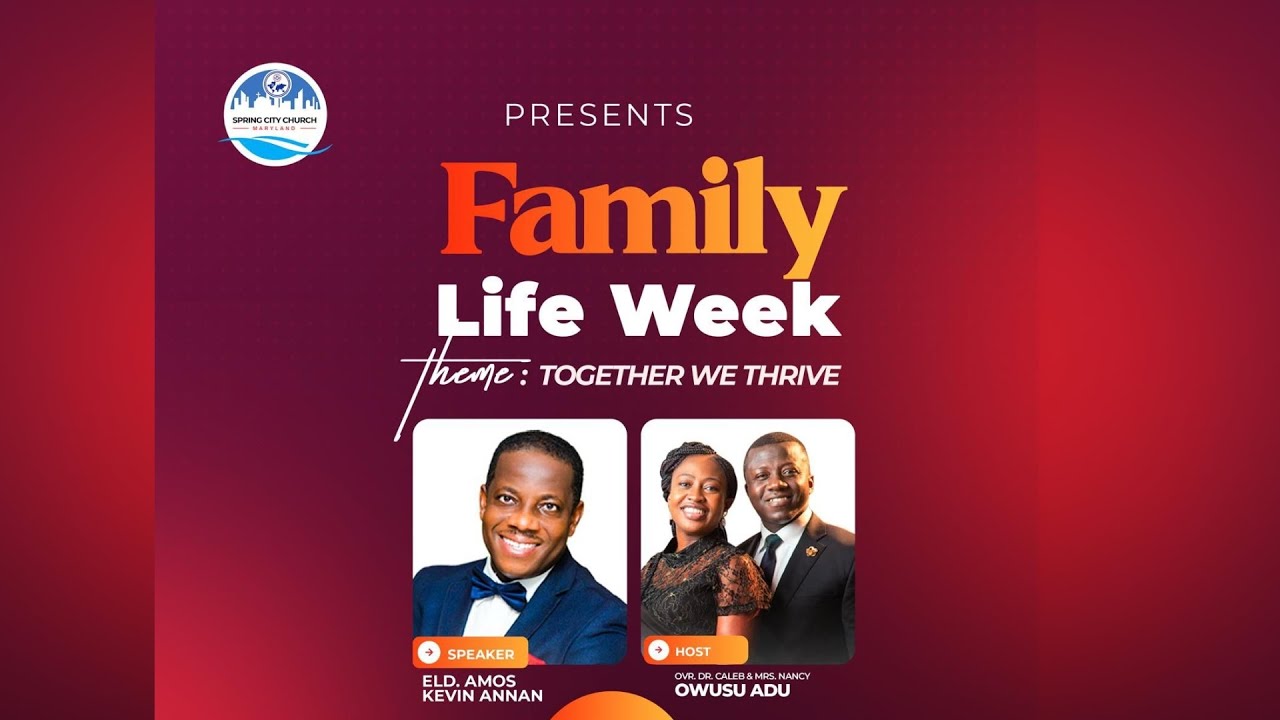 Family Life Week: Work-Life Balance and Finances in Marriage w/Eld ...