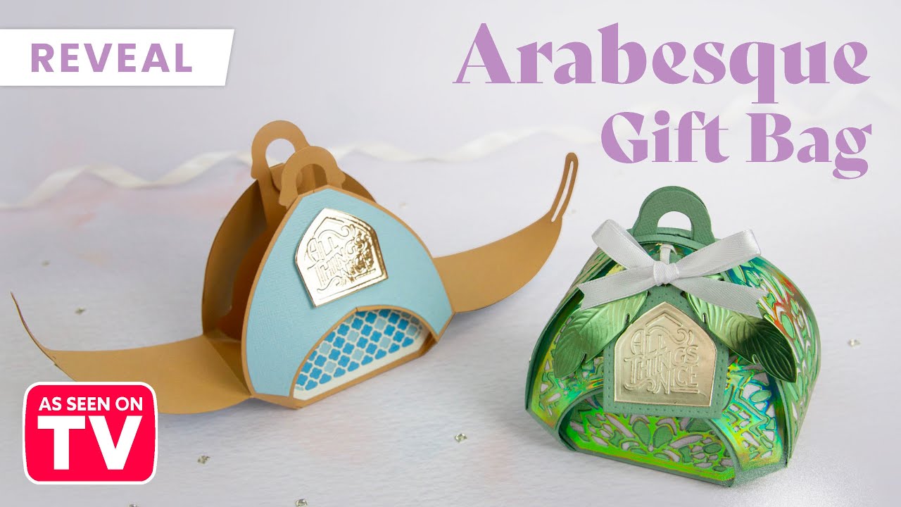 Introducing the Arabesque Gift Bag Die Set | Tonic Studios - YouTube