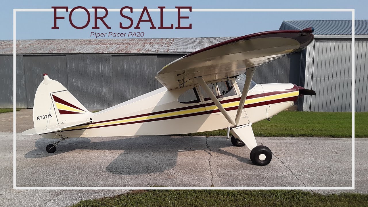 SOLD - Airplane For Sale - Piper Pacer - YouTube