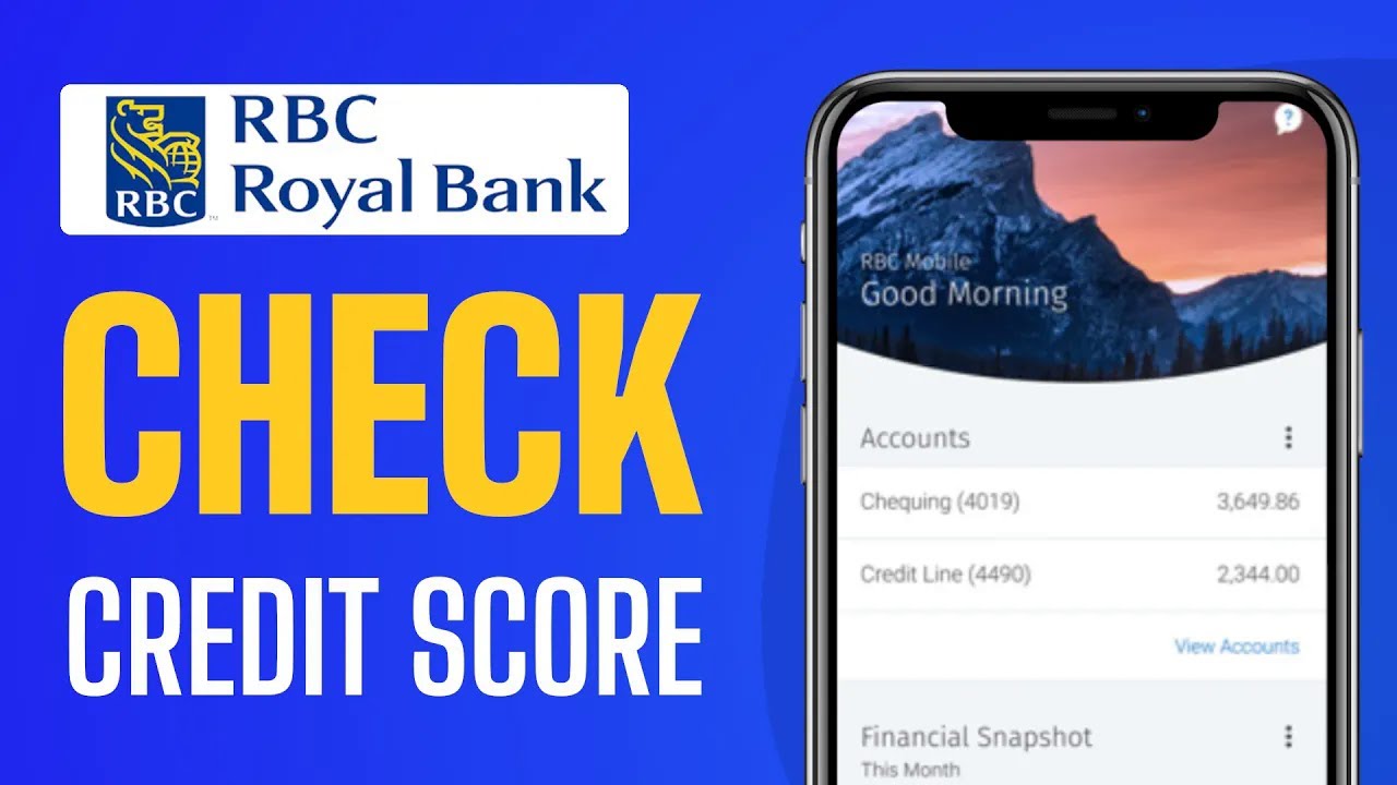 How To Check Credit Score In RBC Bank Mobile App (2024) - YouTube