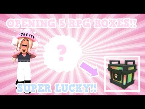 OPENING 5 RBG BOXES!! *LUCKY!* 🌟 Roblox Adopt Me - YouTube
