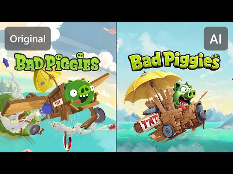 Bad Piggies [Old] Main Theme, but it is continued by AI.