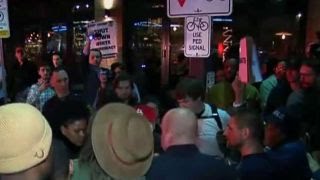 Protesters clash outside Trump rally in Pittsburgh - YouTube
