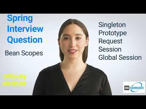 Java Spring Interview Question - Spring Bean Scopes - YouTube