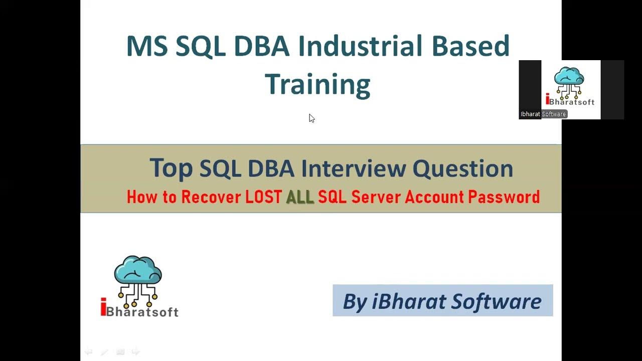 How to reset LOST SA Admin Password | Recover SysAdmin Password in MS ...