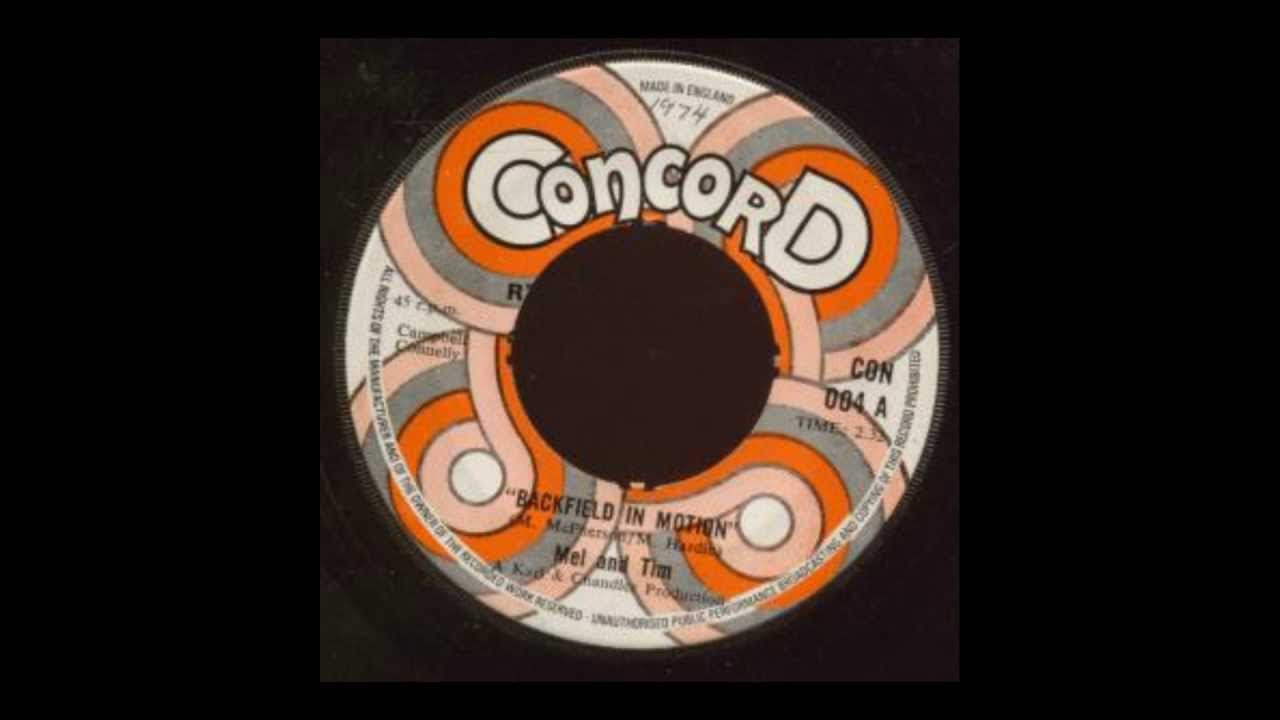 Vintage Emperor Rosko - Backfield In Motion by Mel & Tim - YouTube