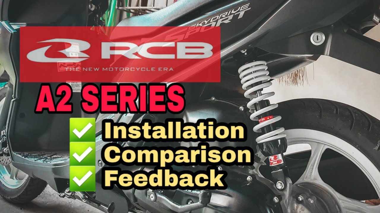 Stock Shock vs Racing Boy A2 Series Shock Absorber | Suzuki Skydrive ...