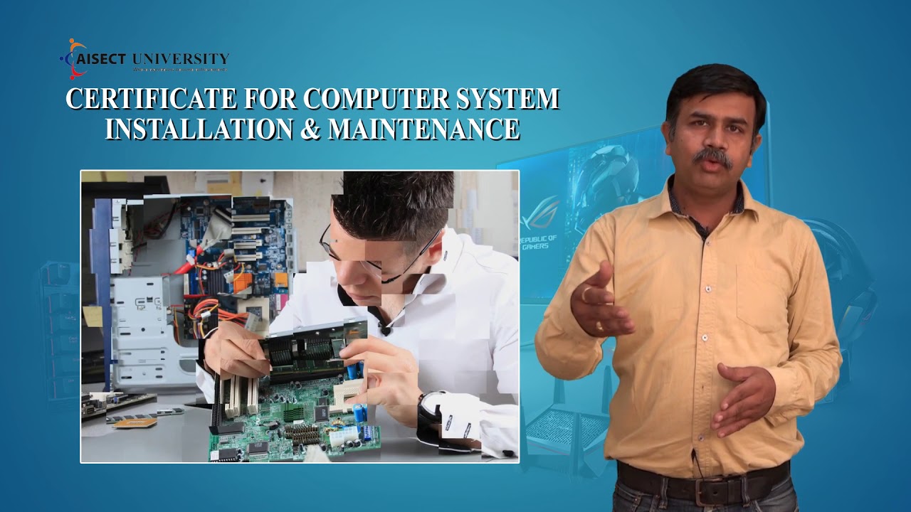 CERTIFICATE FOR COMPUTER SYSTEM INSTALLATION & MAINTENANCE - YouTube