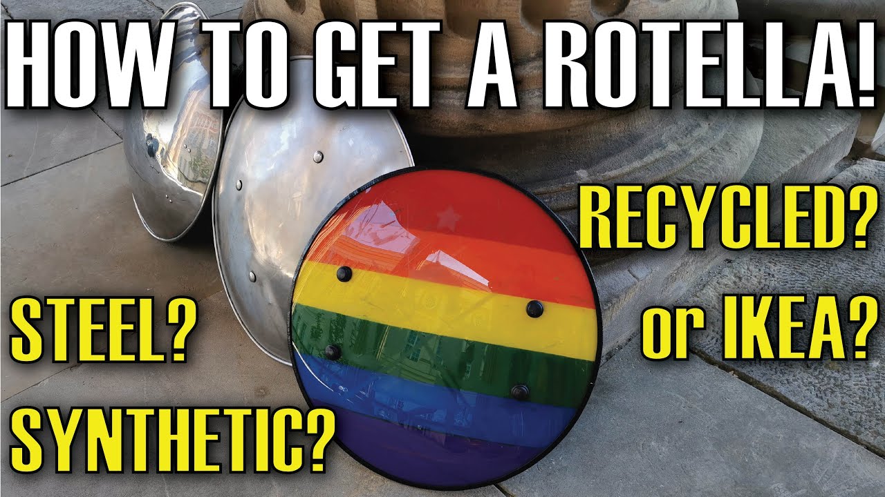 How to get/make a Rotella?! - The famous renaissance Round-Shield - YouTube