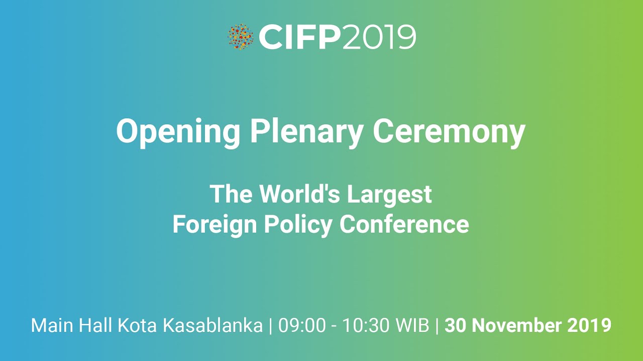 CIFP 2019 - Opening Ceremony - YouTube