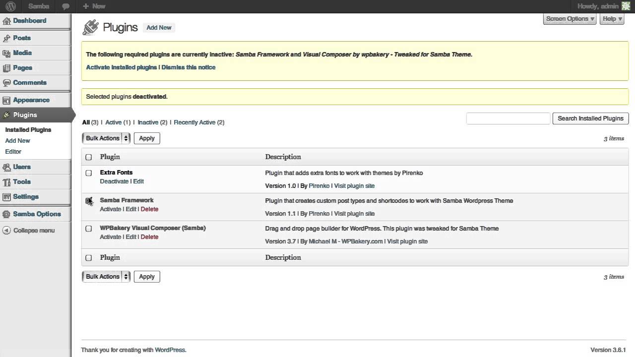Updating Bundled Plugins - YouTube