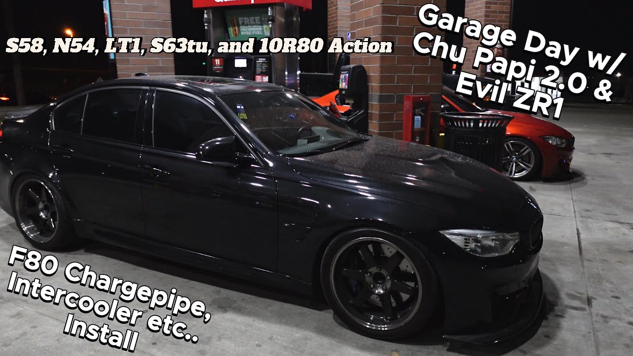 Chu Papi & Evil ZR1 Garage Day || F80 Intercooler+Chargepipe Install ...