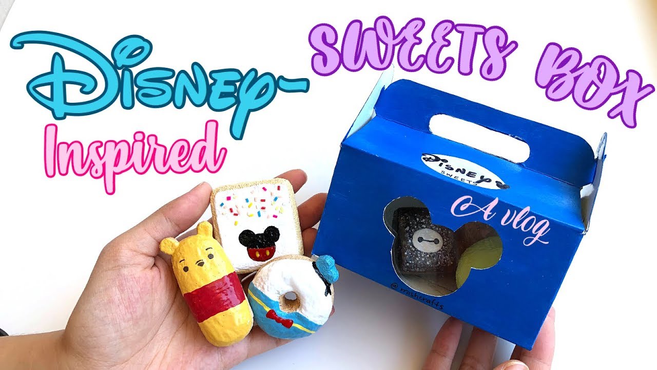 Disney Inspired Squishy Sweets Box! (Vlog) | mishcrafts - YouTube