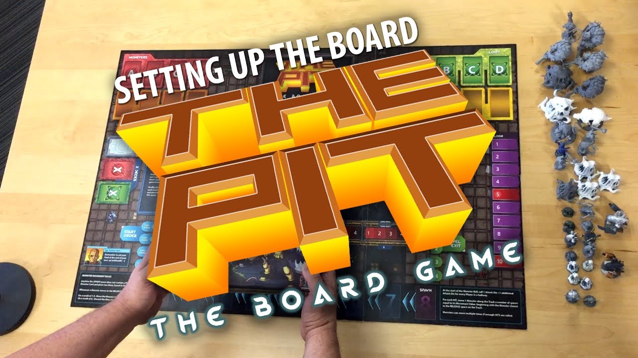 The Pit: The Board Game - Setting Up the Board - YouTube