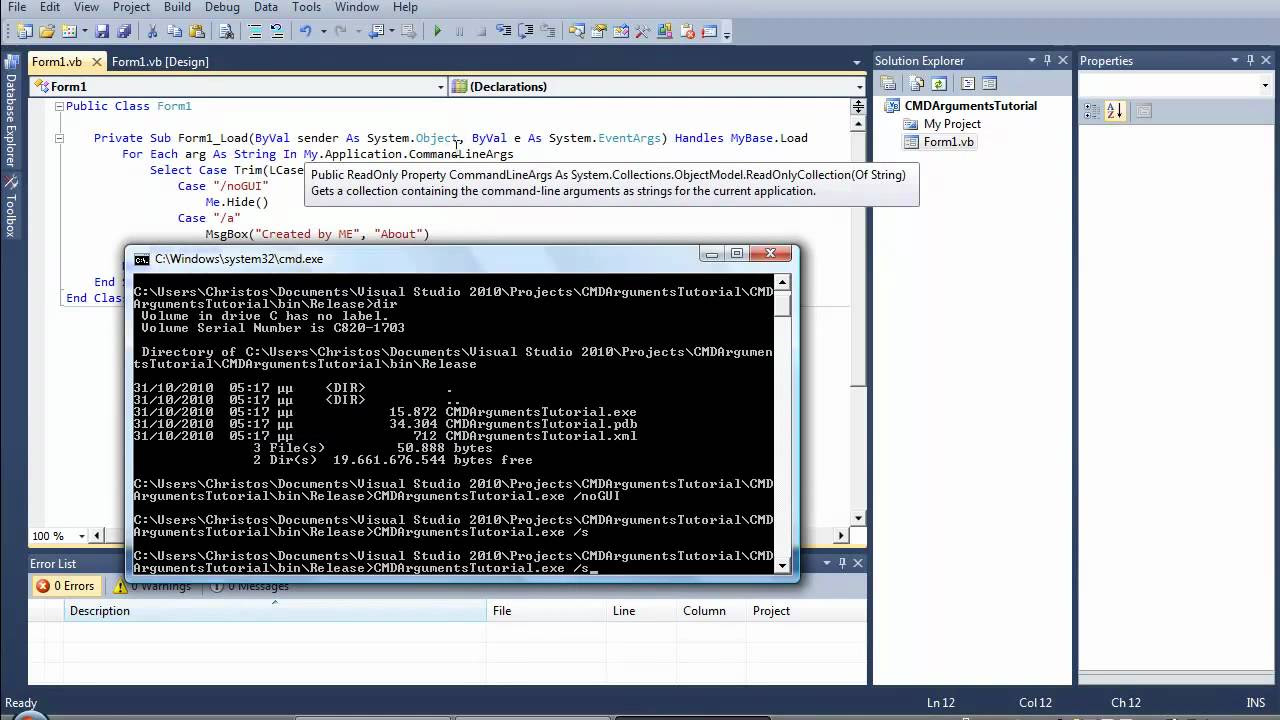 Solved Get The Arguments From A Command Line In Vb 9to5Answer Solved Get The Arguments From A Command Line In Vb 9to5Answer