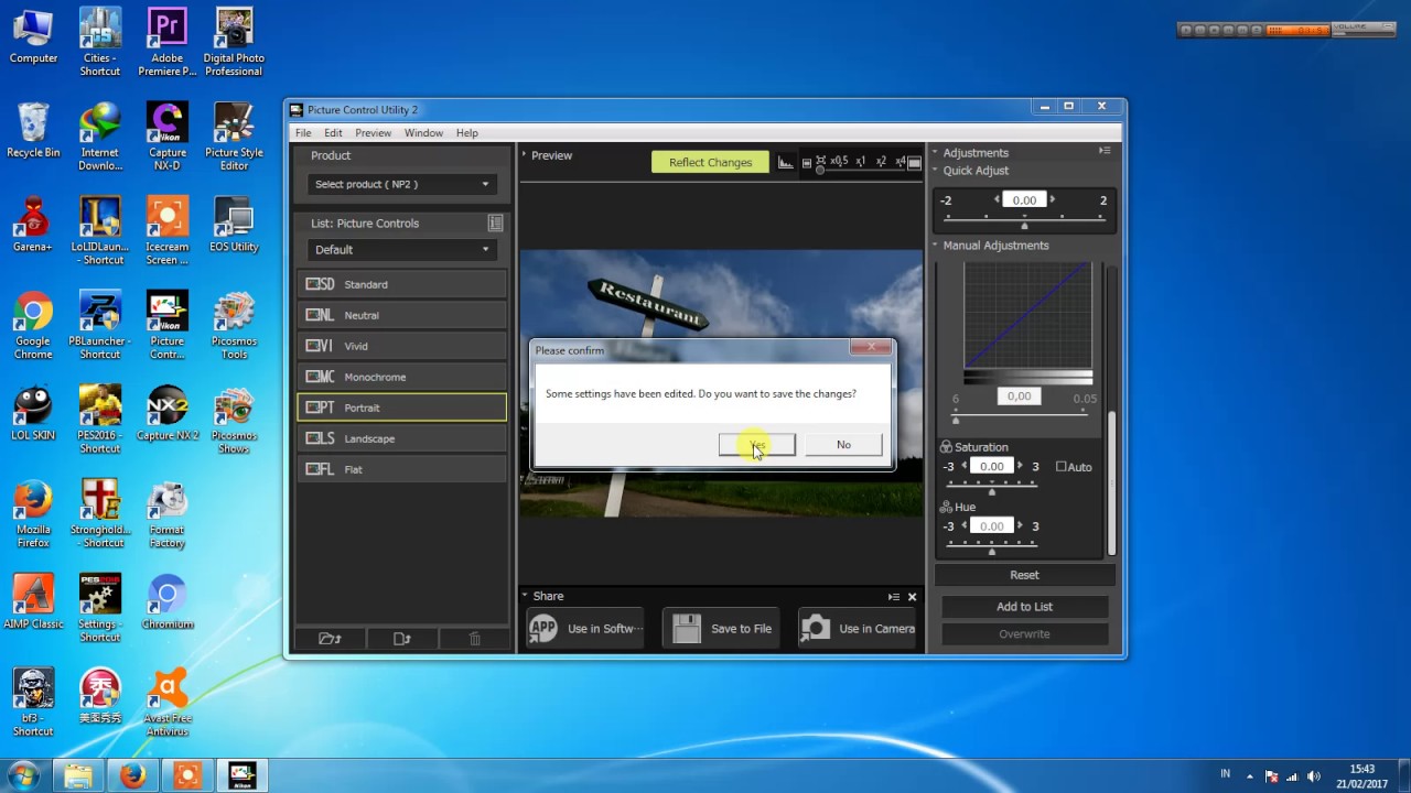 tutorial cara membuat picture control nikon - YouTube